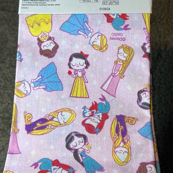 Disney | Office | Disney Princess Cut Cloth Fabric Square Sewing Crafts ...